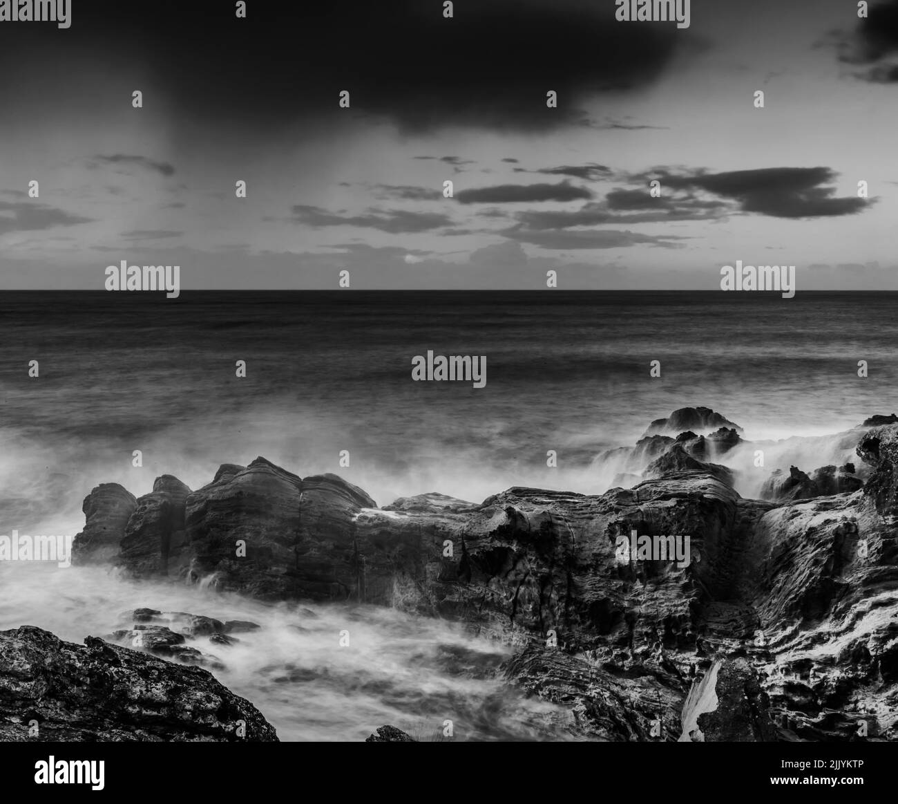 Rain cloud above Black and White Stock Photos & Images - Alamy