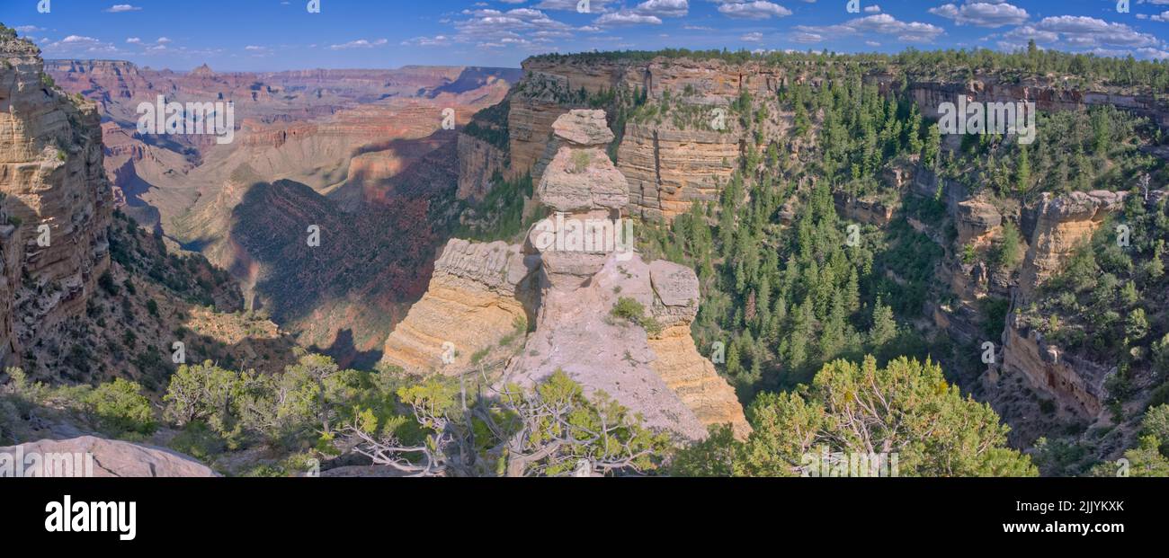 View of the formation called Duck On A Rock at Grand Canyon National ...