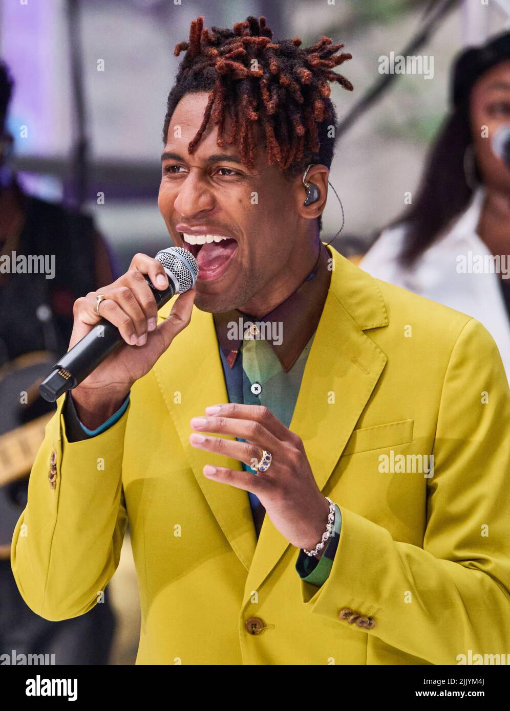 NEW YORK, NY, USA - JUNE 17, 2022: Jon Batiste Performs on NBC's "Today ...