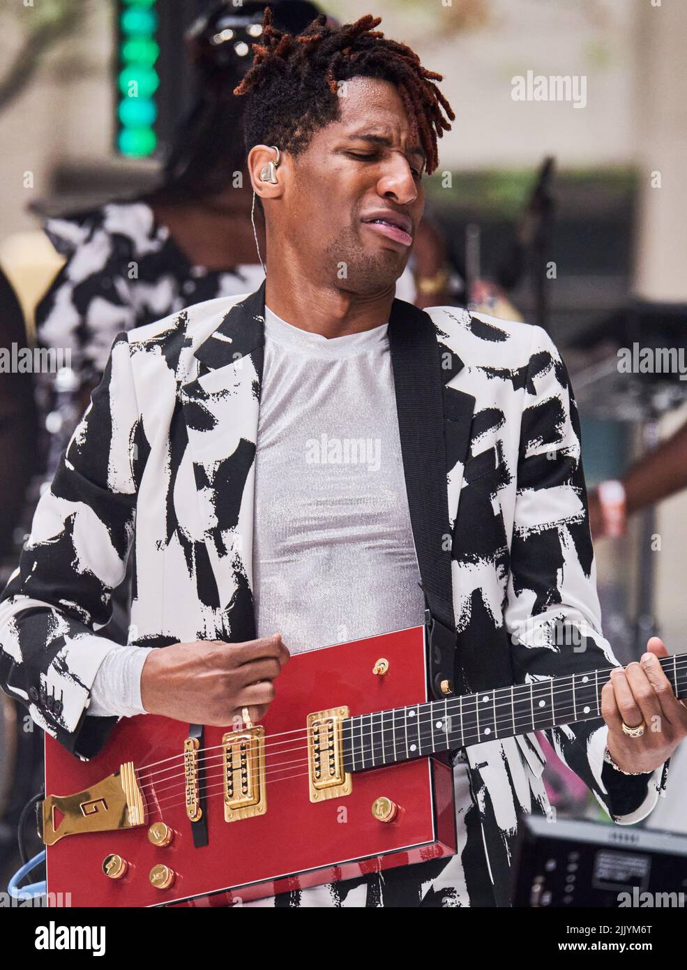 NEW YORK, NY, USA - JUNE 17, 2022: Jon Batiste Performs on NBC's "Today ...