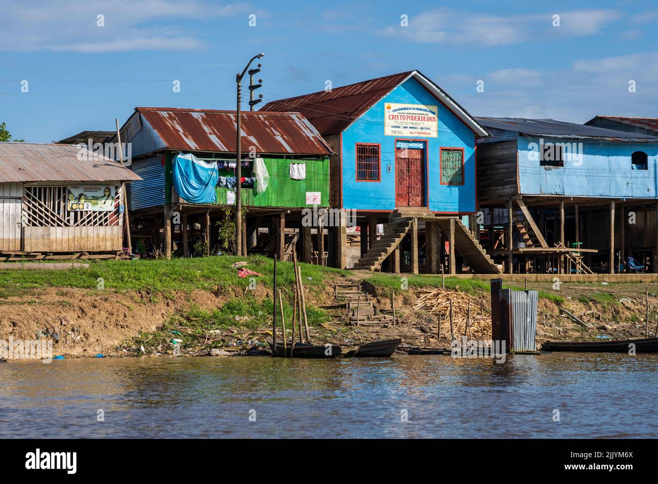 Poverty and open sewage are rampant in Belen, in the Peruvian Amazon ...