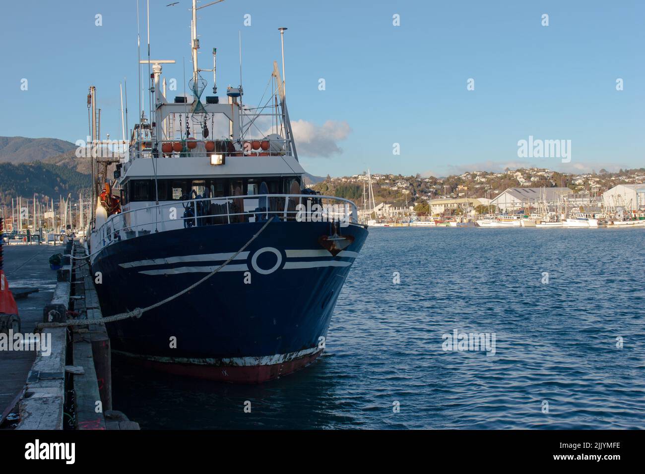 A Look at life in New Zealand: Fishing Trawler at the wharf. FV Westbay ...