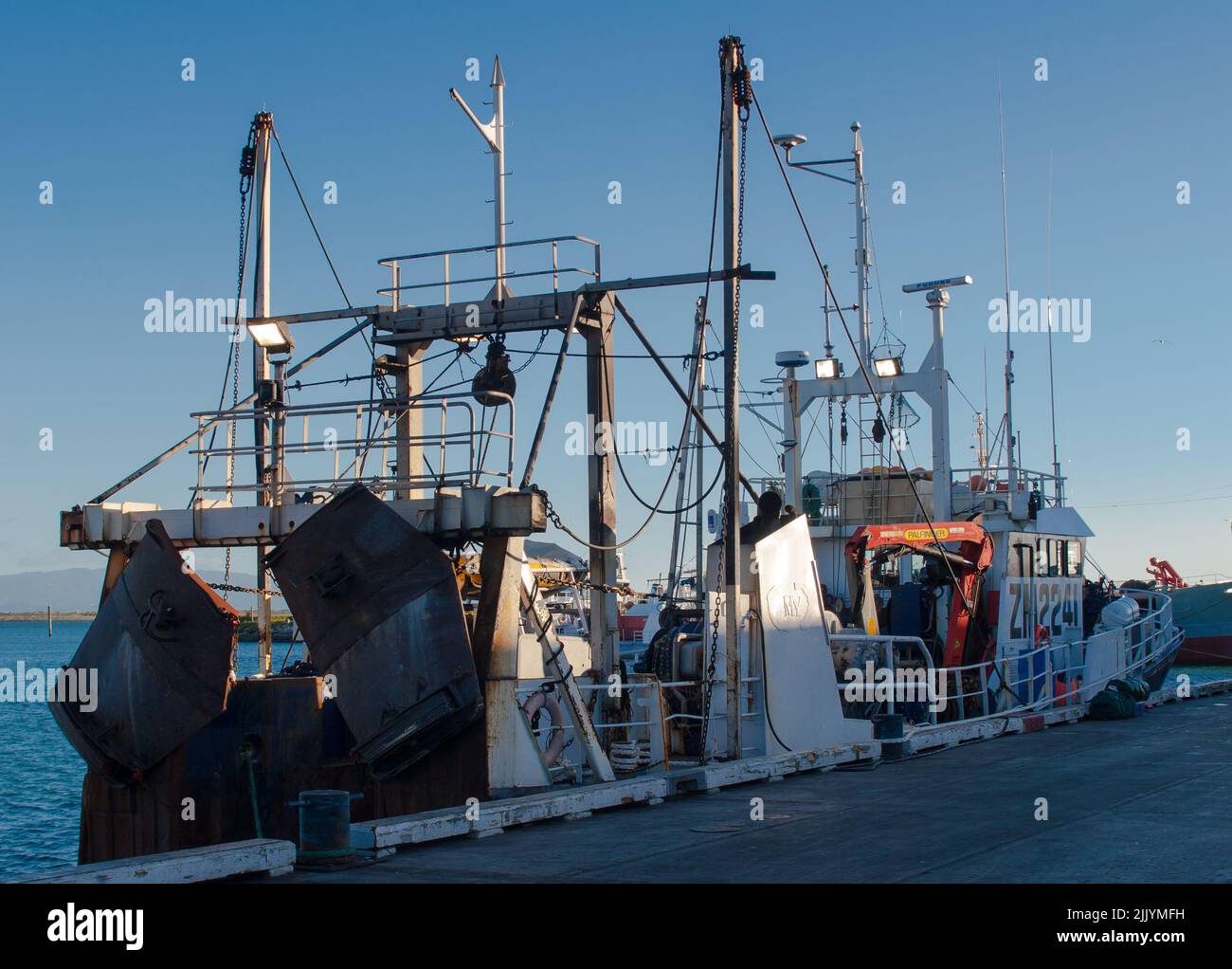 A Look at life in New Zealand: Fishing Trawler at the wharf. FV Westbay ...