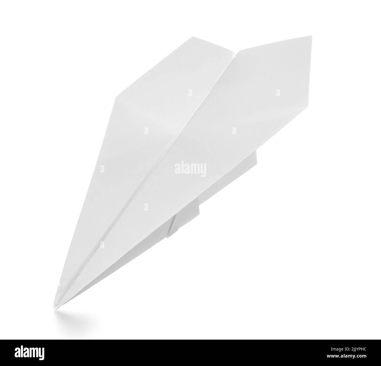 Paper plane isolated on white background Stock Photo - Alamy