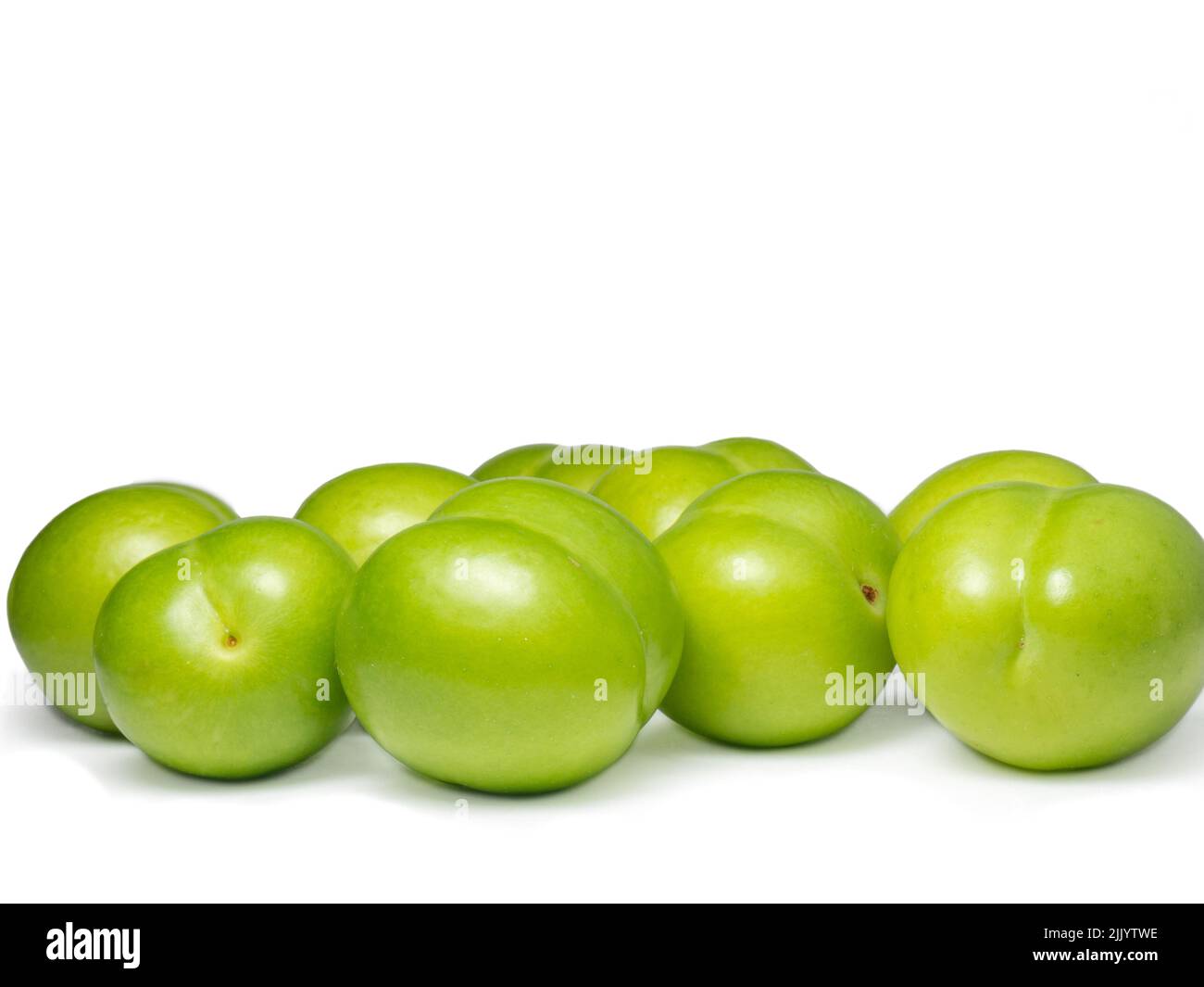 Cherry plum isolate. Fruit background. Preparation of tkemali sauce ...