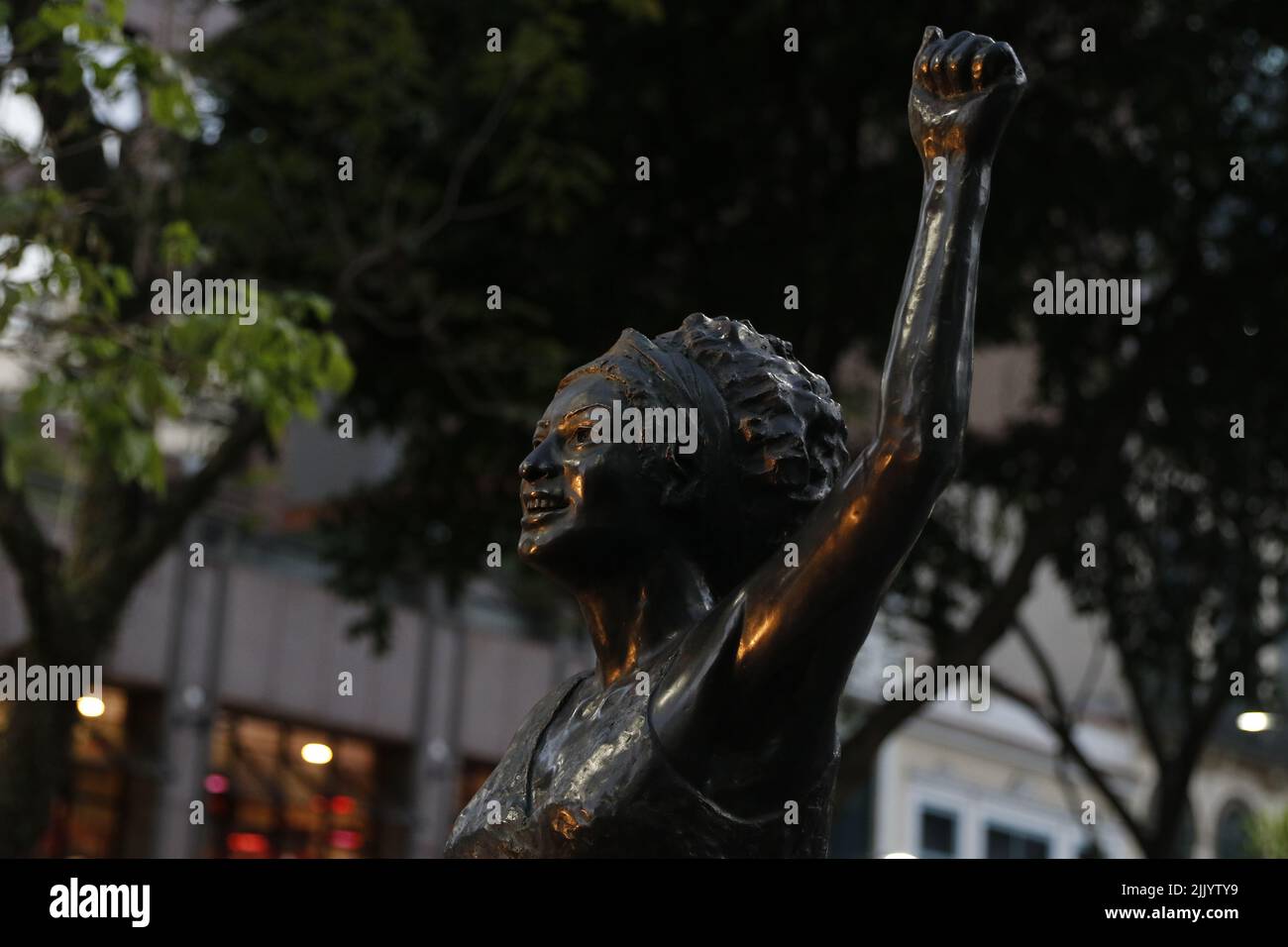 Marielle Franco statue in tribute to murder councilwoman. Homage to ...
