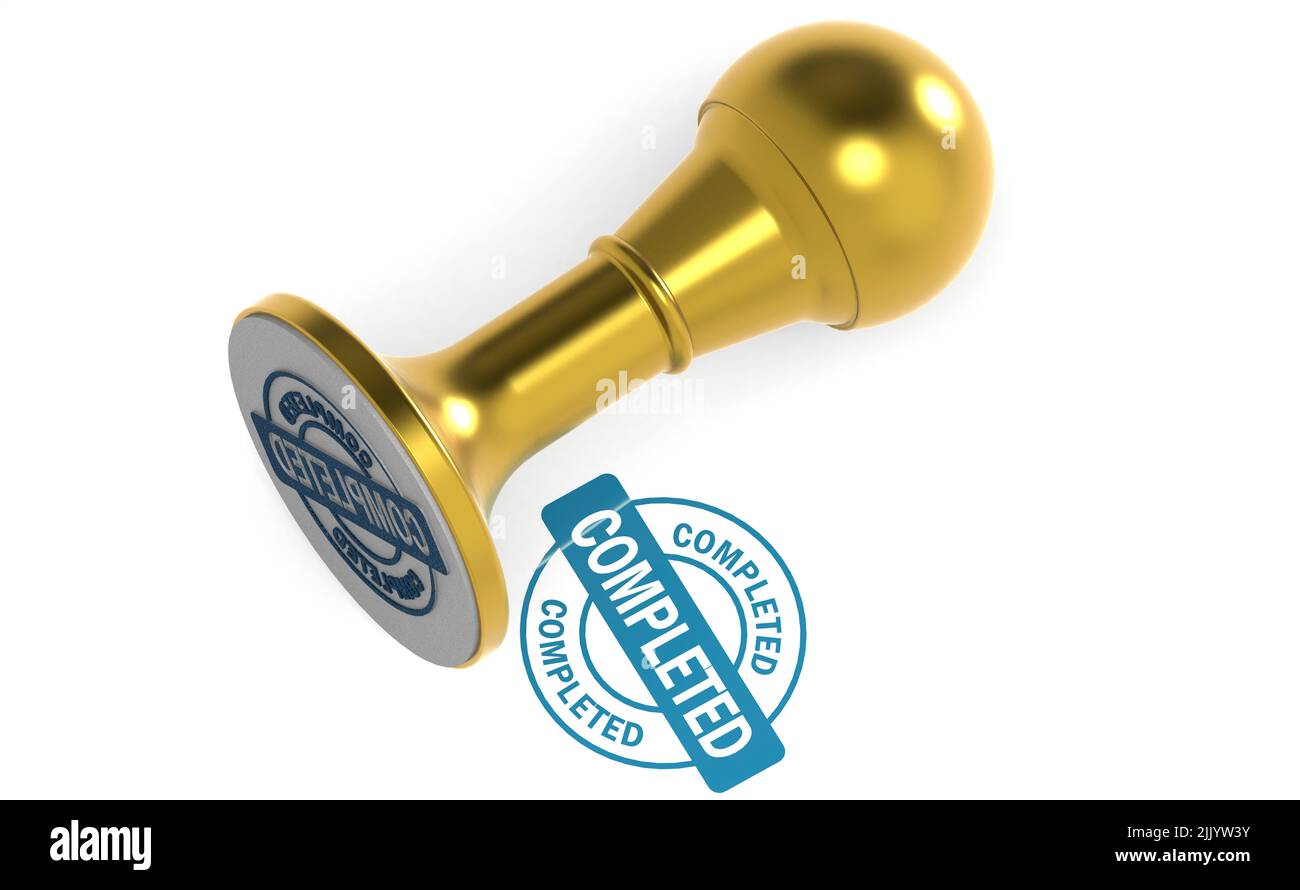 Completely completed Cut Out Stock Images & Pictures - Alamy