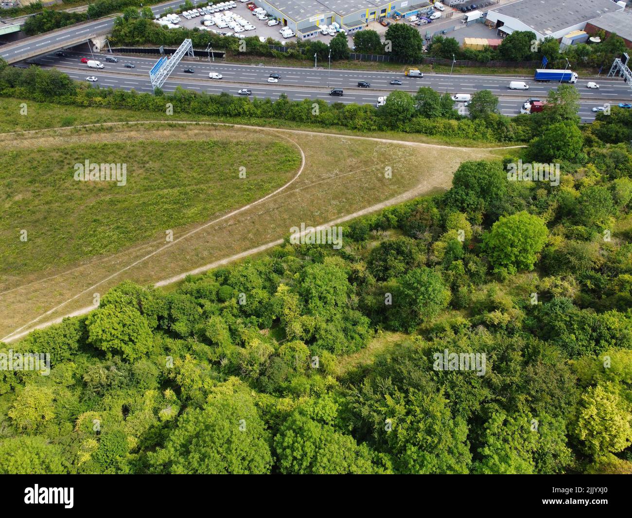 Urban sprawl aerial farm hi-res stock photography and images - Alamy