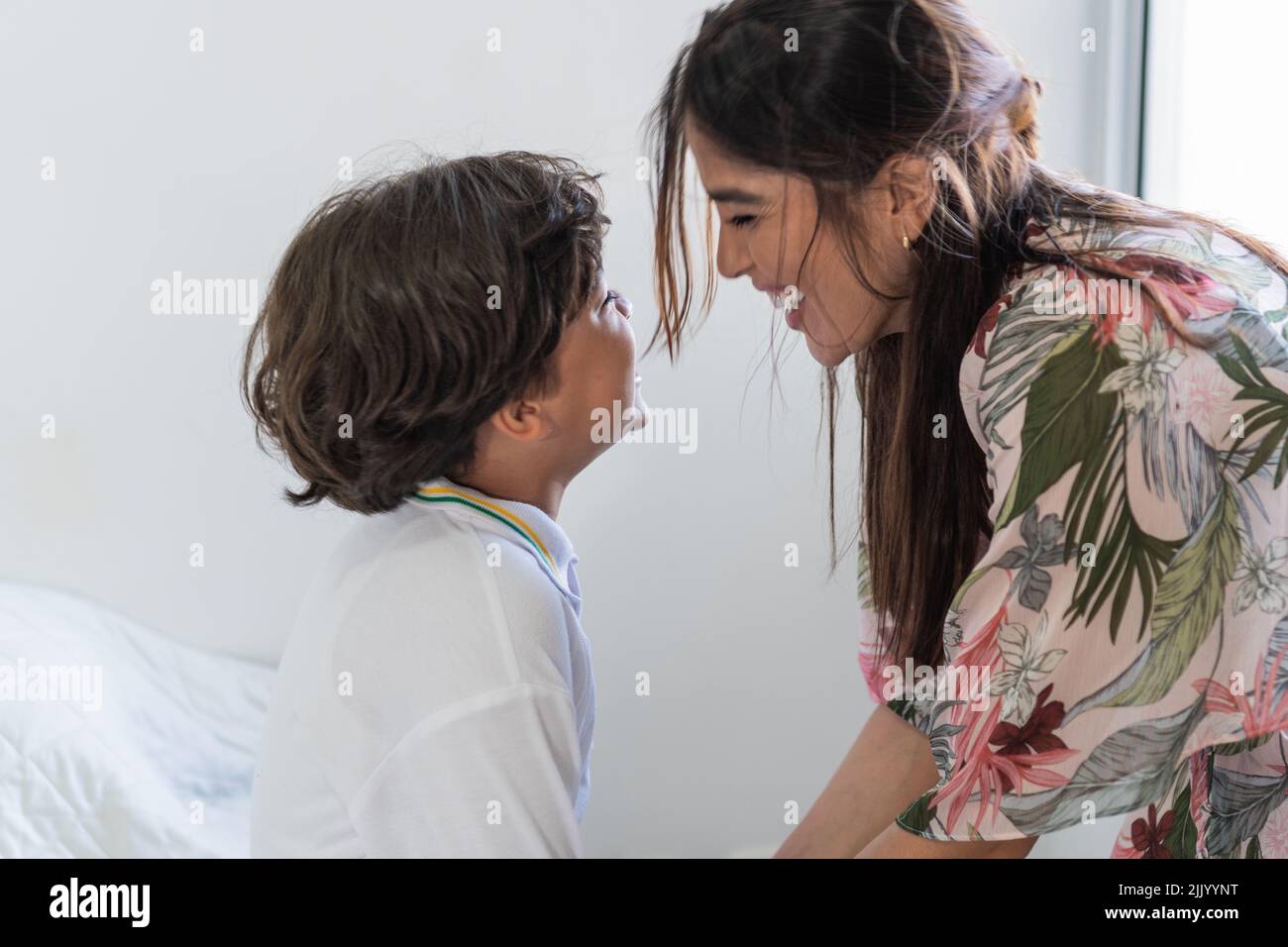 Getting ready school mother hi-res stock photography and images - Alamy