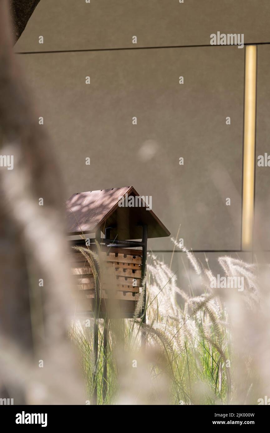 Rest house for bees, hive for bees Stock Photo - Alamy