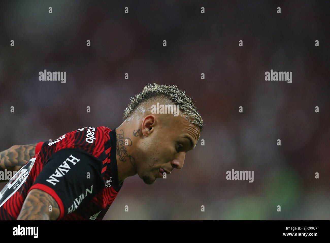 Everton Cebolinha do Flamengo, durante a partida entre Flamengo e ...