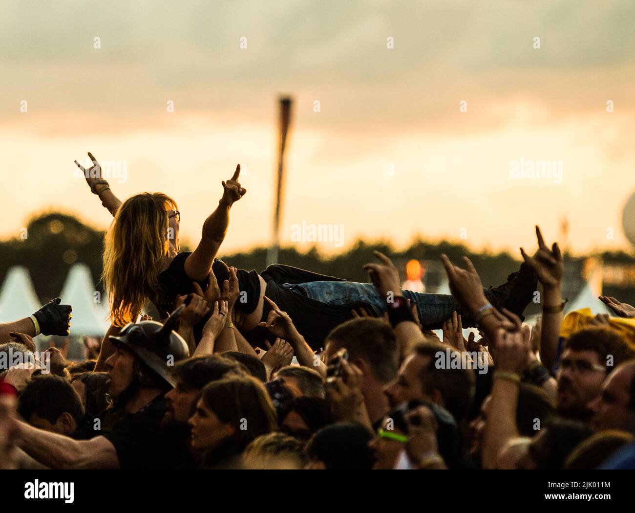 Metal Concert Crowd Hands