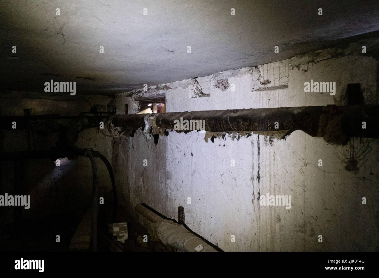 Kharkiv, Ukraine. 8th July, 2022. An interior view of an underground ...
