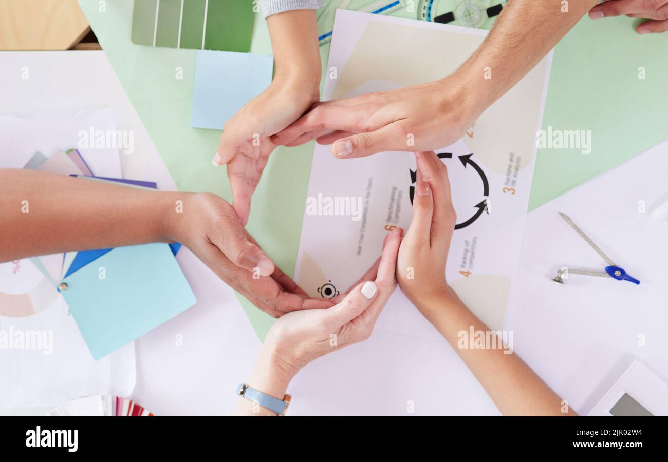 band together and celebrate collaboration. a group of creative ...