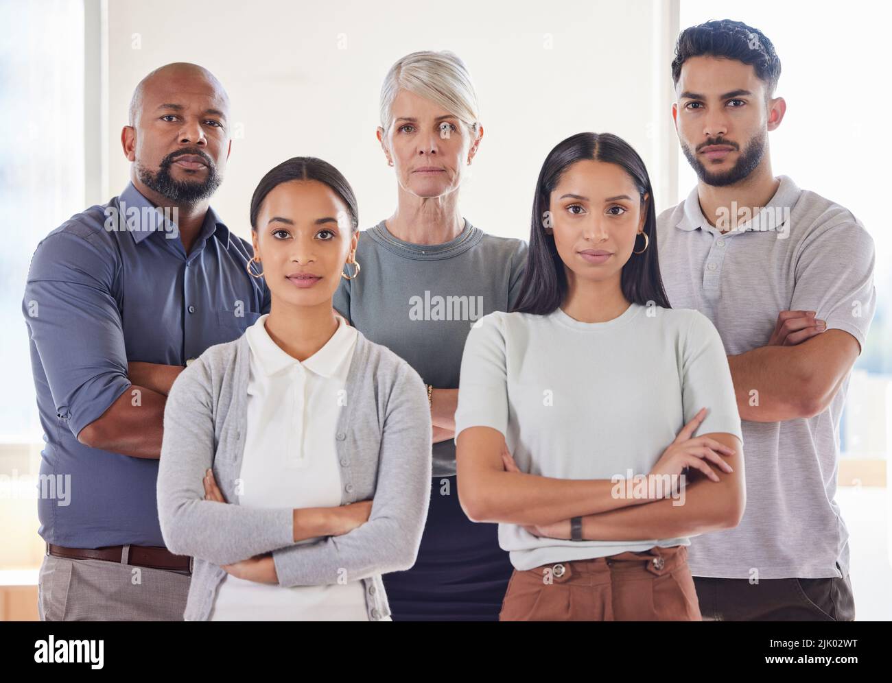 We will remain strong and unconquerable. a group of businesspeople ...
