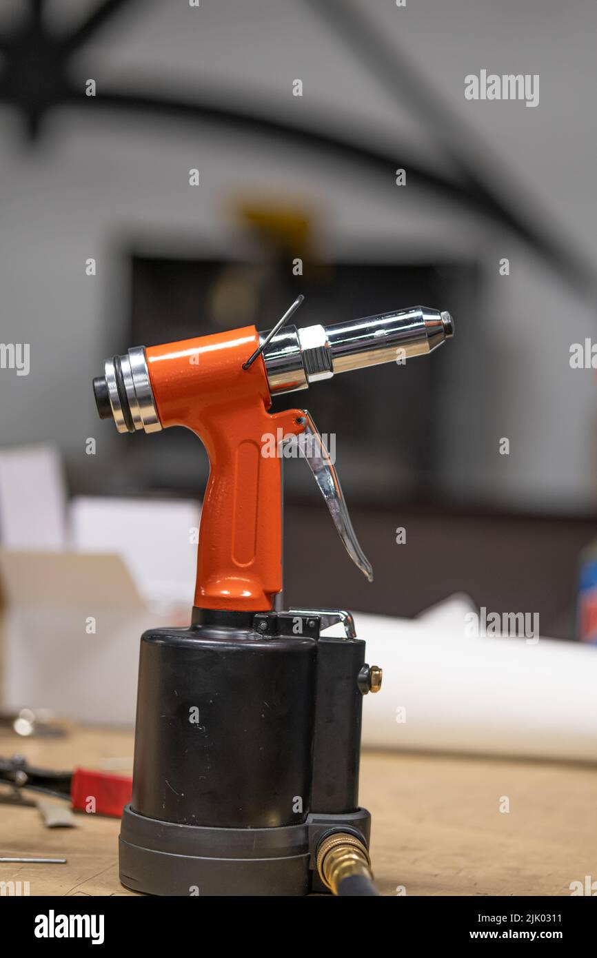 Pneumatic rivet gun hi-res stock photography and images - Alamy