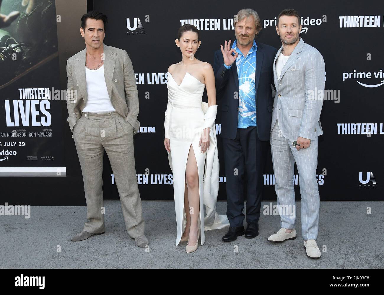 Los Angeles, USA. 28th July, 2022. (L-R) THIRTEEN LIVES Cast - Colin ...