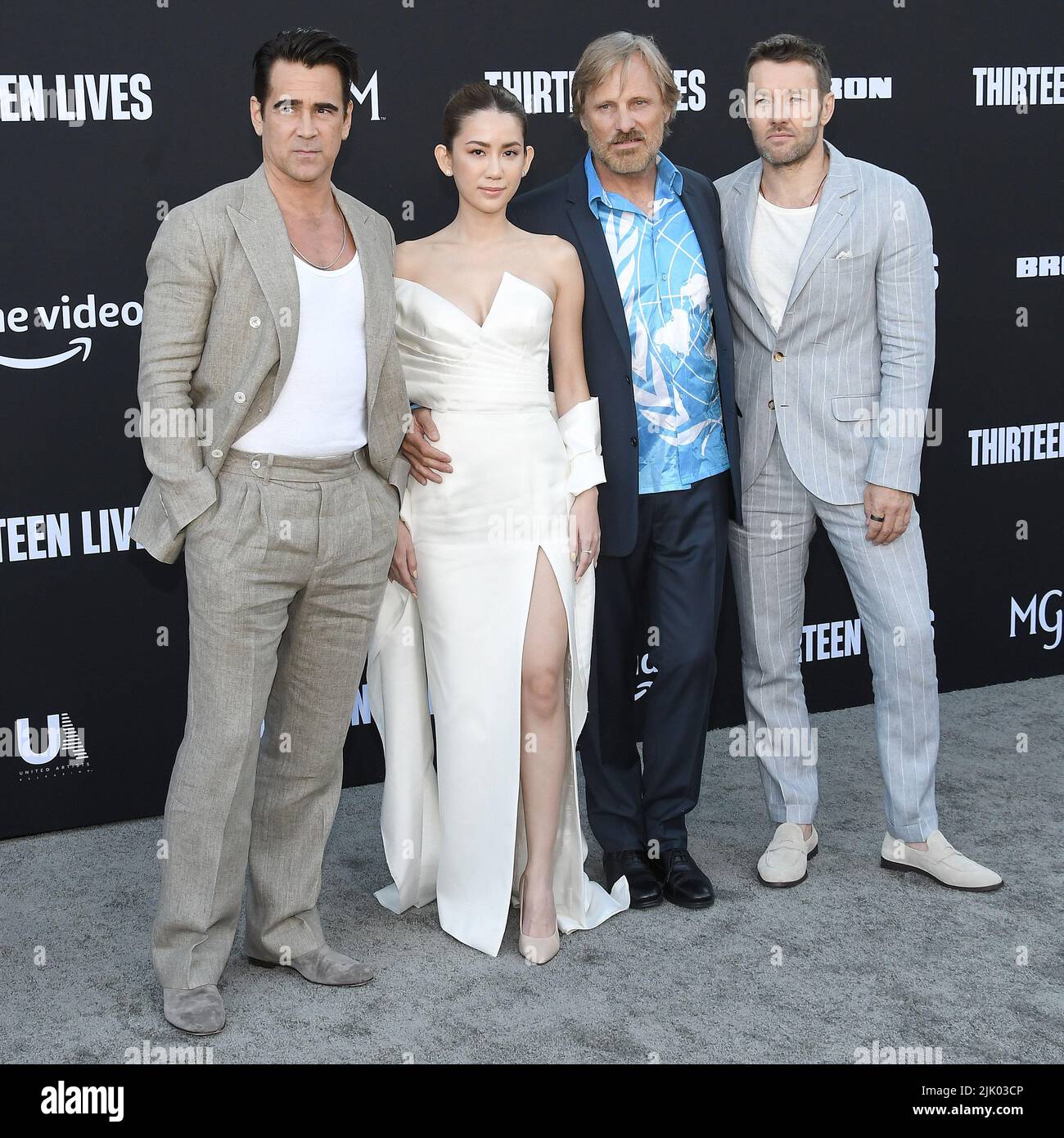 Los Angeles, USA. 28th July, 2022. (L-R) THIRTEEN LIVES Cast - Colin ...