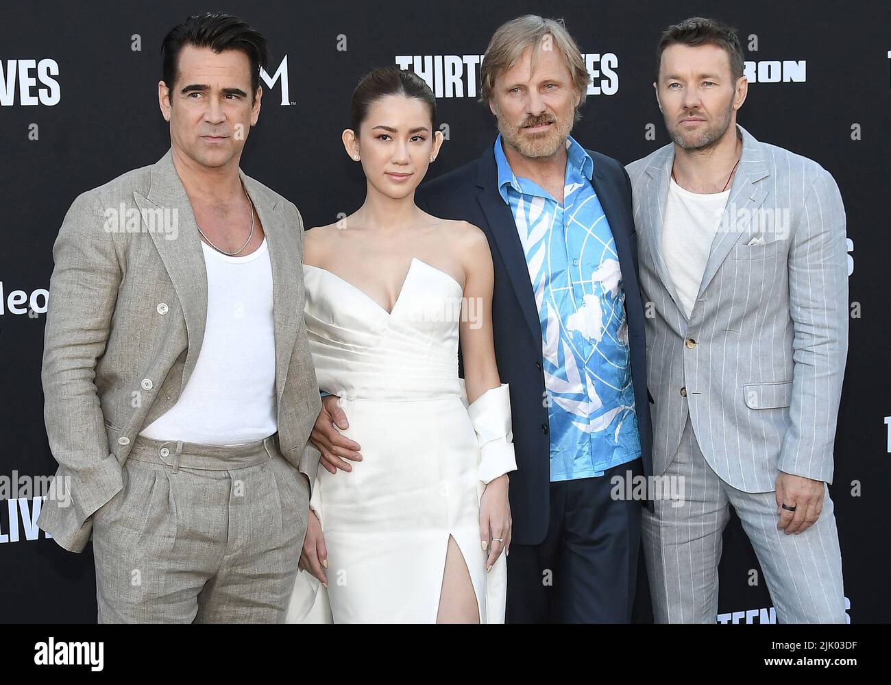 Los Angeles, USA. 28th July, 2022. (L-R) THIRTEEN LIVES Cast - Colin ...