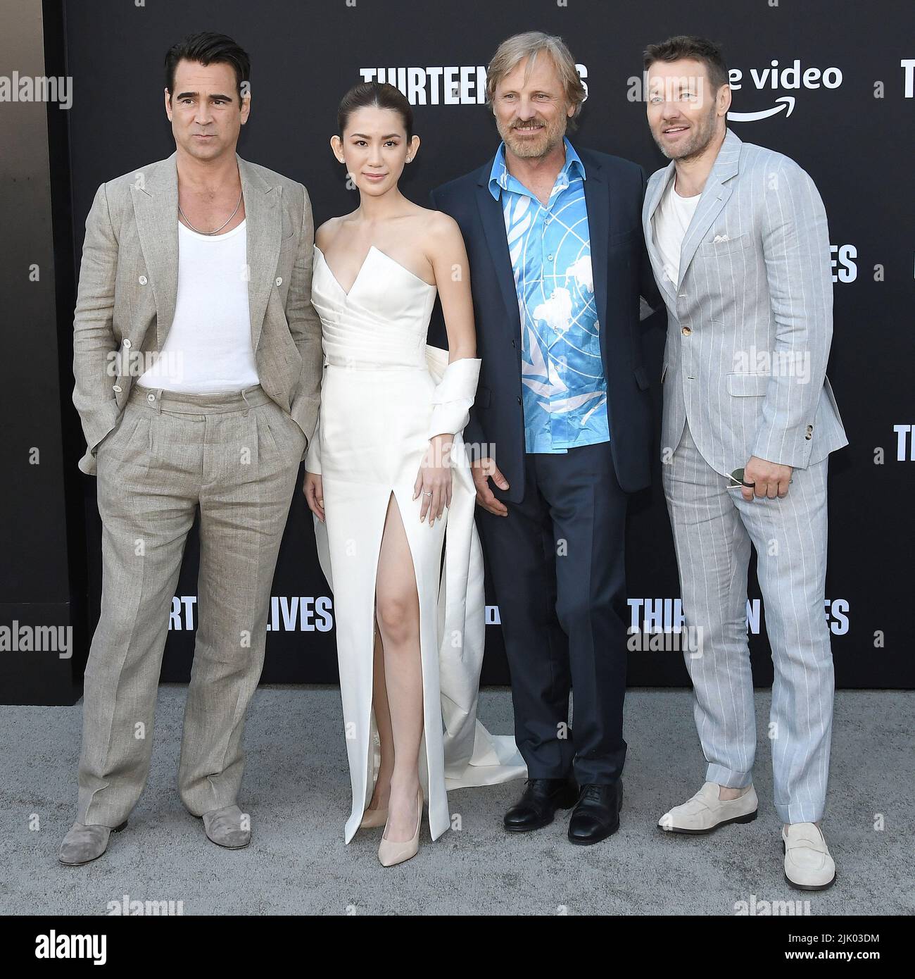 Los Angeles, USA. 28th July, 2022. (L-R) THIRTEEN LIVES Cast - Colin ...
