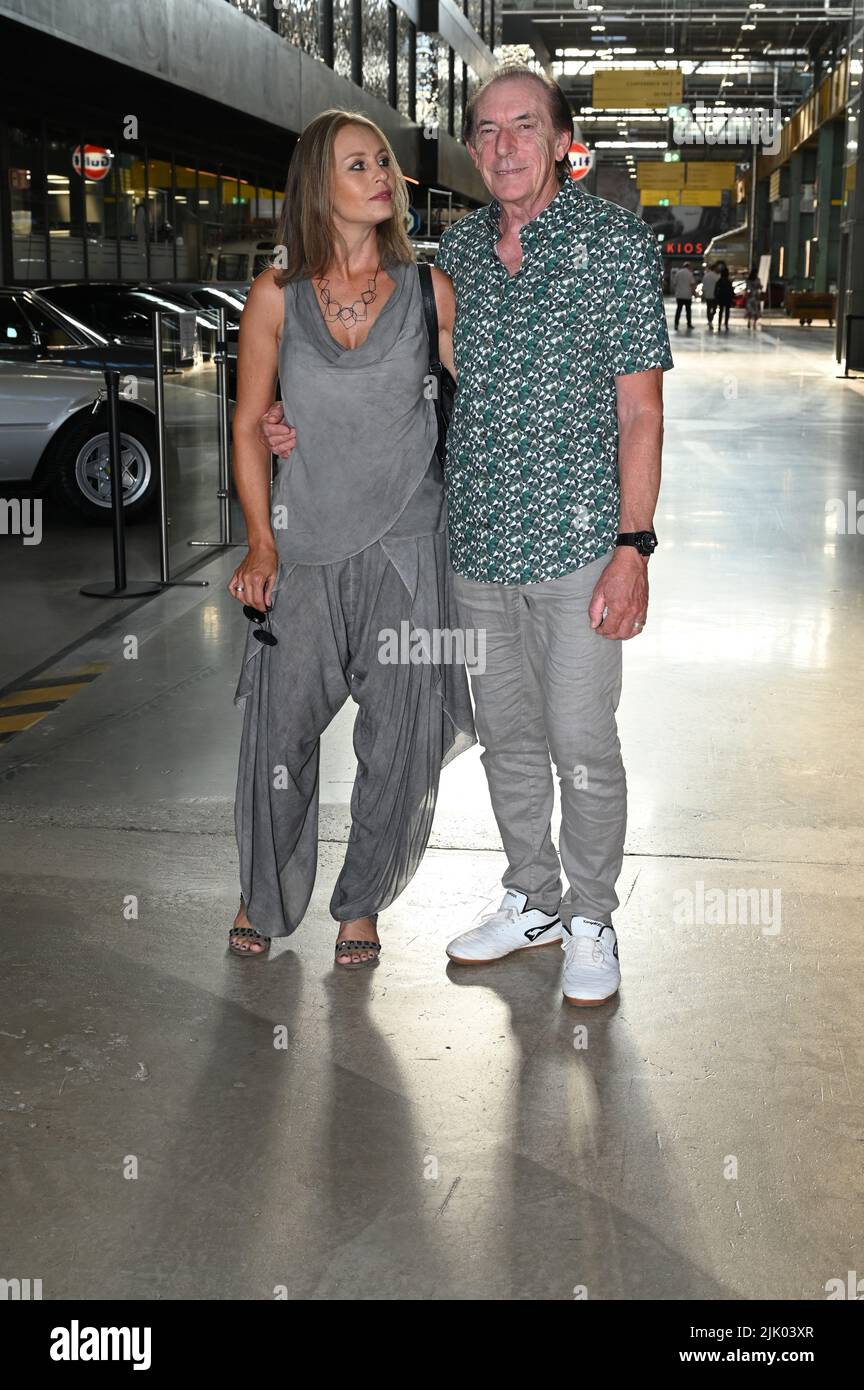 Munich, Germany. 28th July, 2022. The musician couple Stefan Zauner and ...