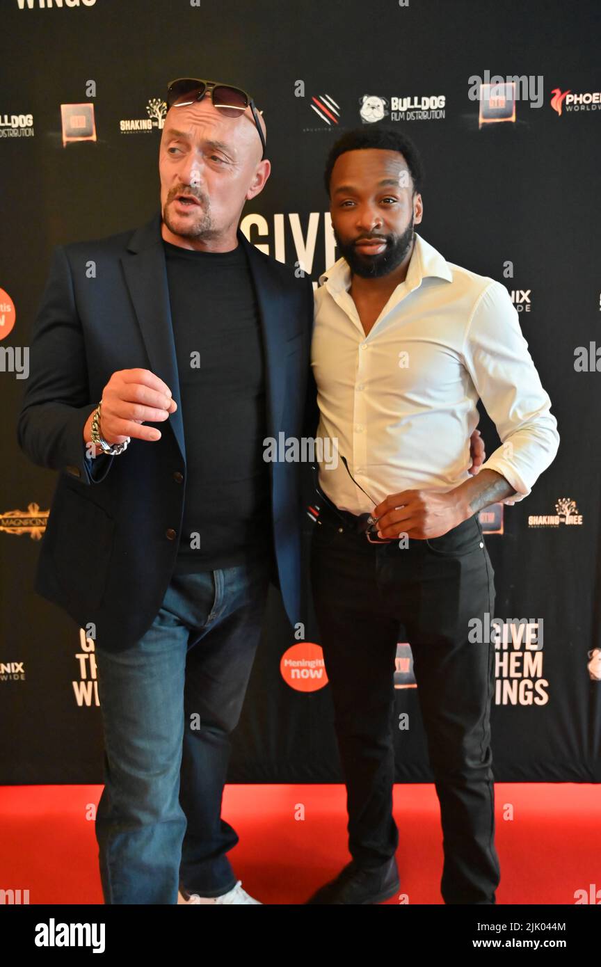 London, UK. 28th July, 2022. Director Sean Cronin and Rico Morris is a ...