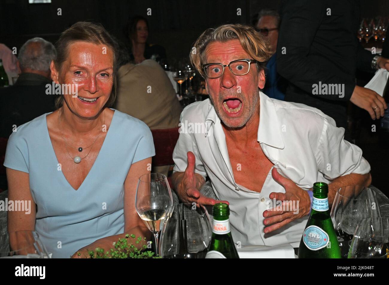 Munich, Germany. 28th July, 2022. Actors Michael von Au and Carolin ...