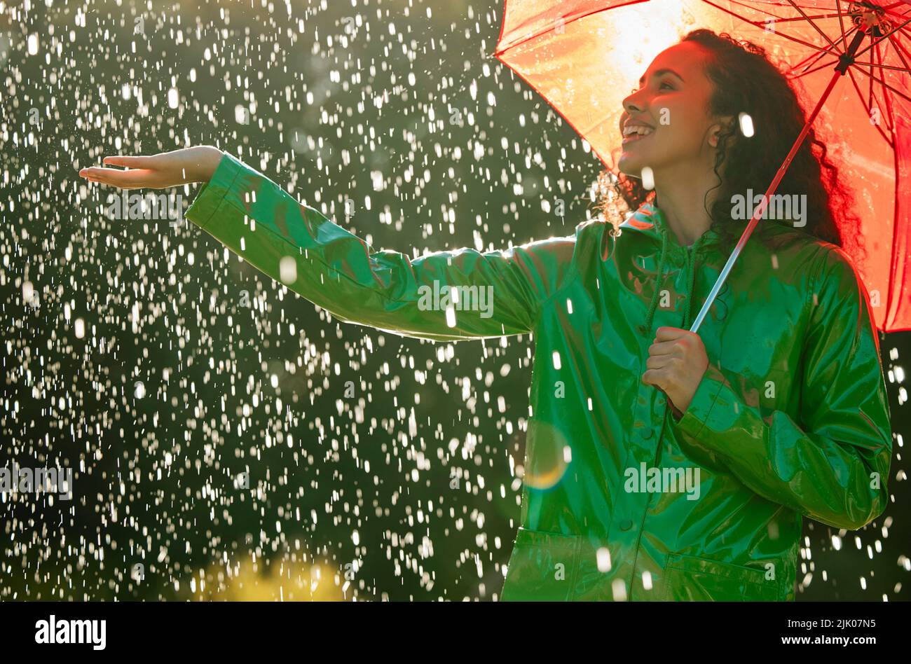 Enjoy every moment of life down to the last drop. a beautiful young ...