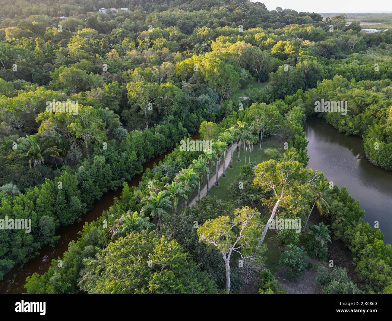 Aerial downward scenic shot clouds hi-res stock photography and images ...