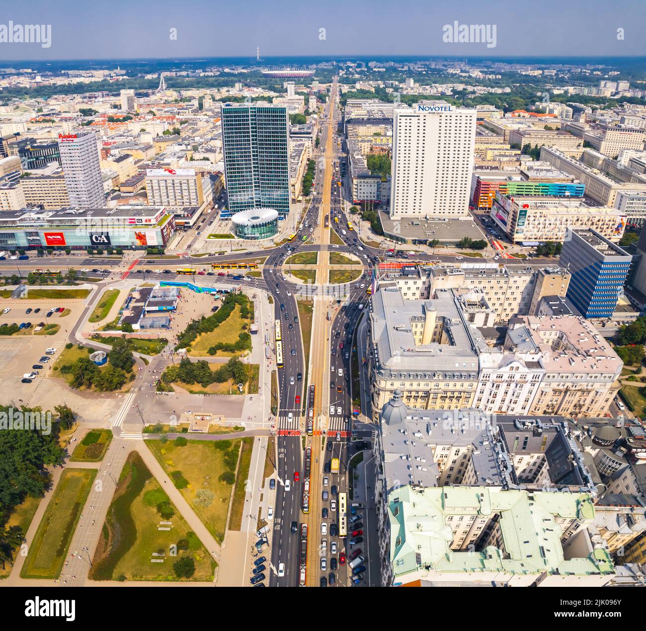 Dmowski roundabout hi-res stock photography and images - Alamy