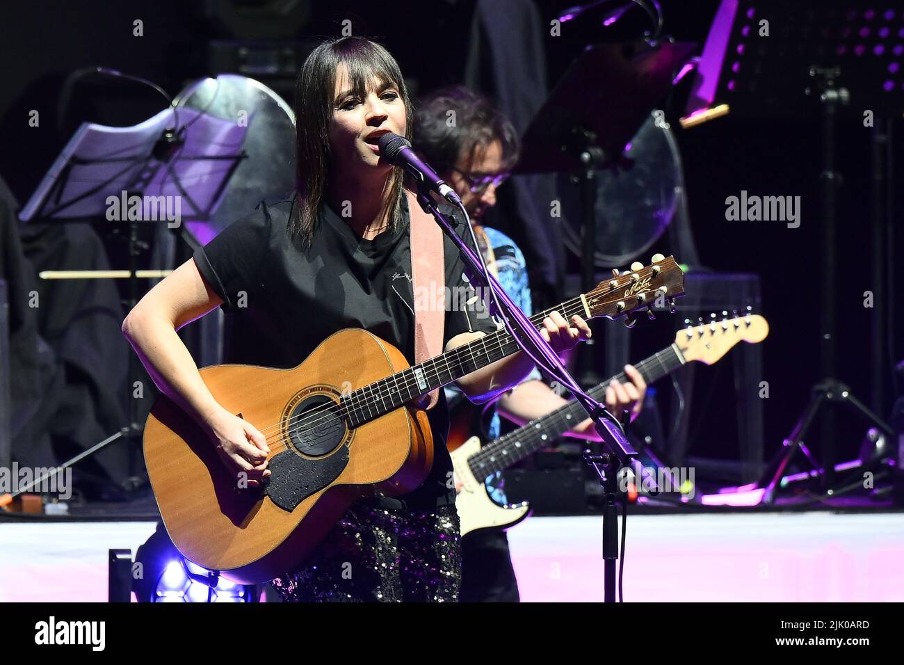 Carmen Consoli during the concert Volevo fare la Rockstar, 28th July ...