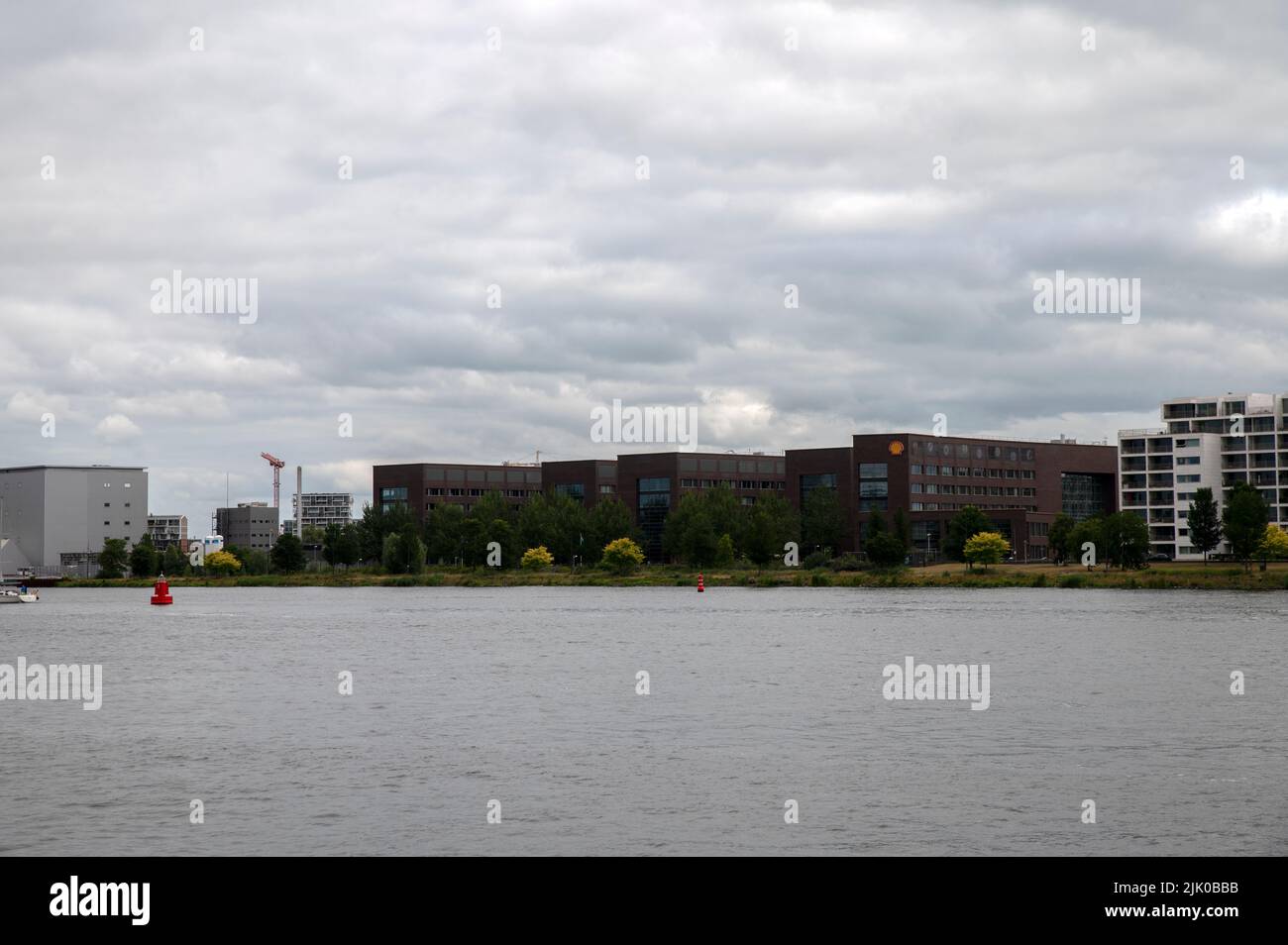 Shell Building In The Distance At Amsterdam The Netherlands 11-7-2022 ...