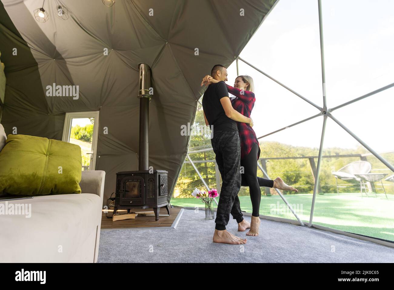 couple dancing in the dome Stock Photo - Alamy