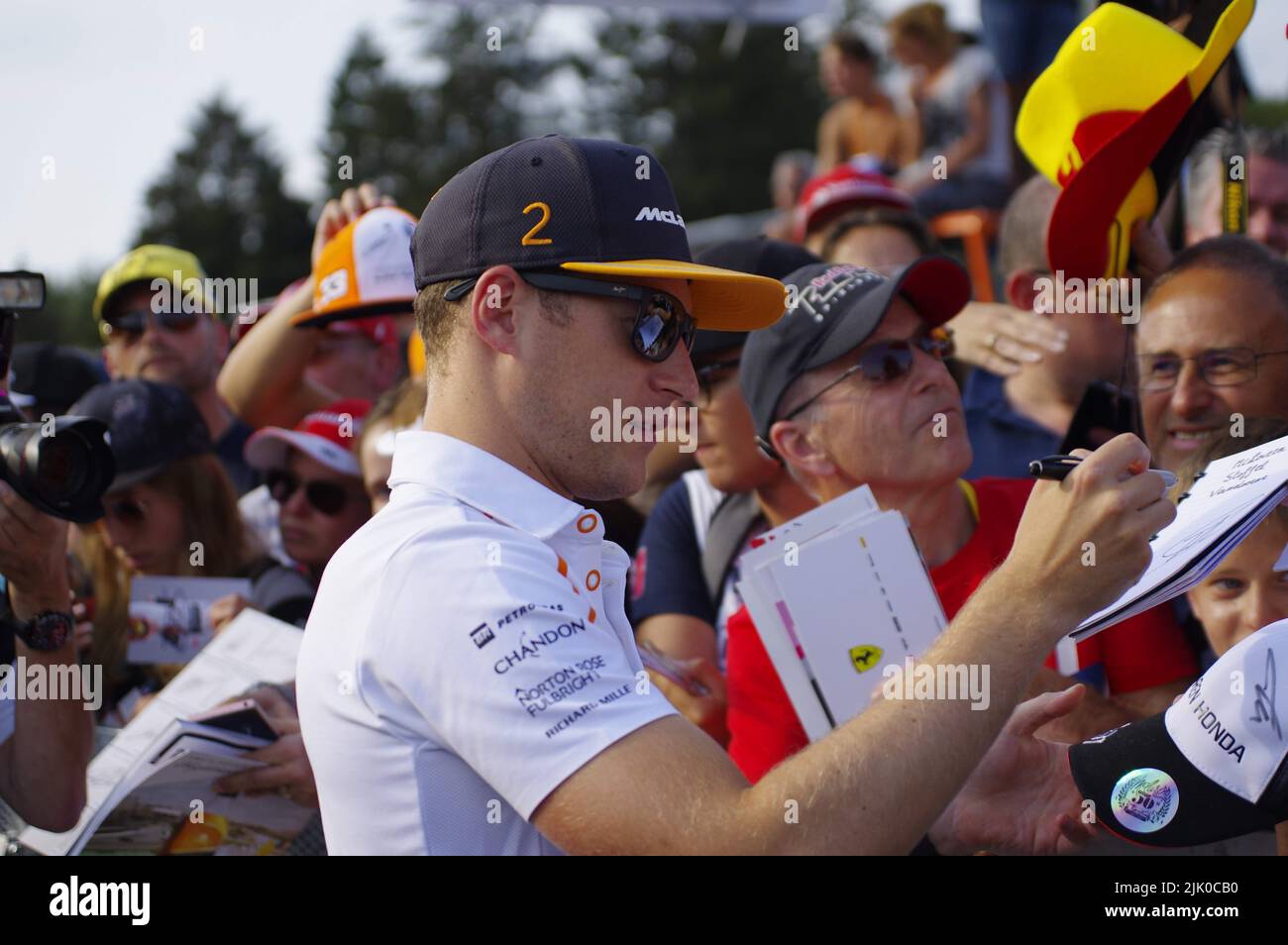 Stofel Vandoorne - McLaren F1 - Formula 1 Belgian Grand Prix 2018 ...