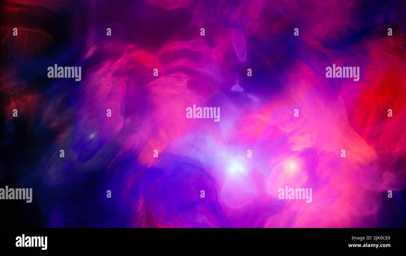 3D Rendering of Dust and Cloud Interstellar in a Universe Stock Photo ...