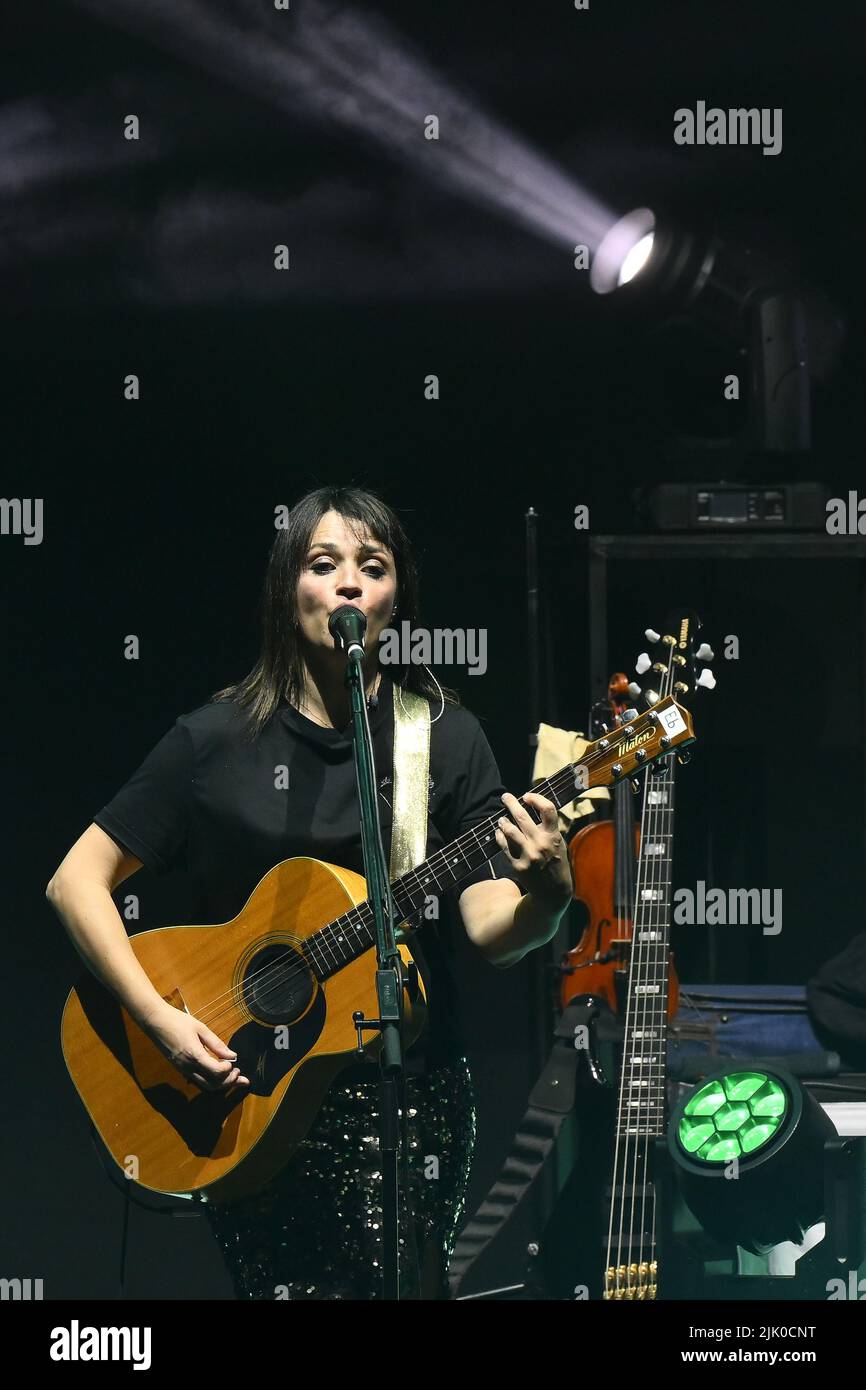 Carmen Consoli during the concert Volevo fare la Rockstar, 28th July ...