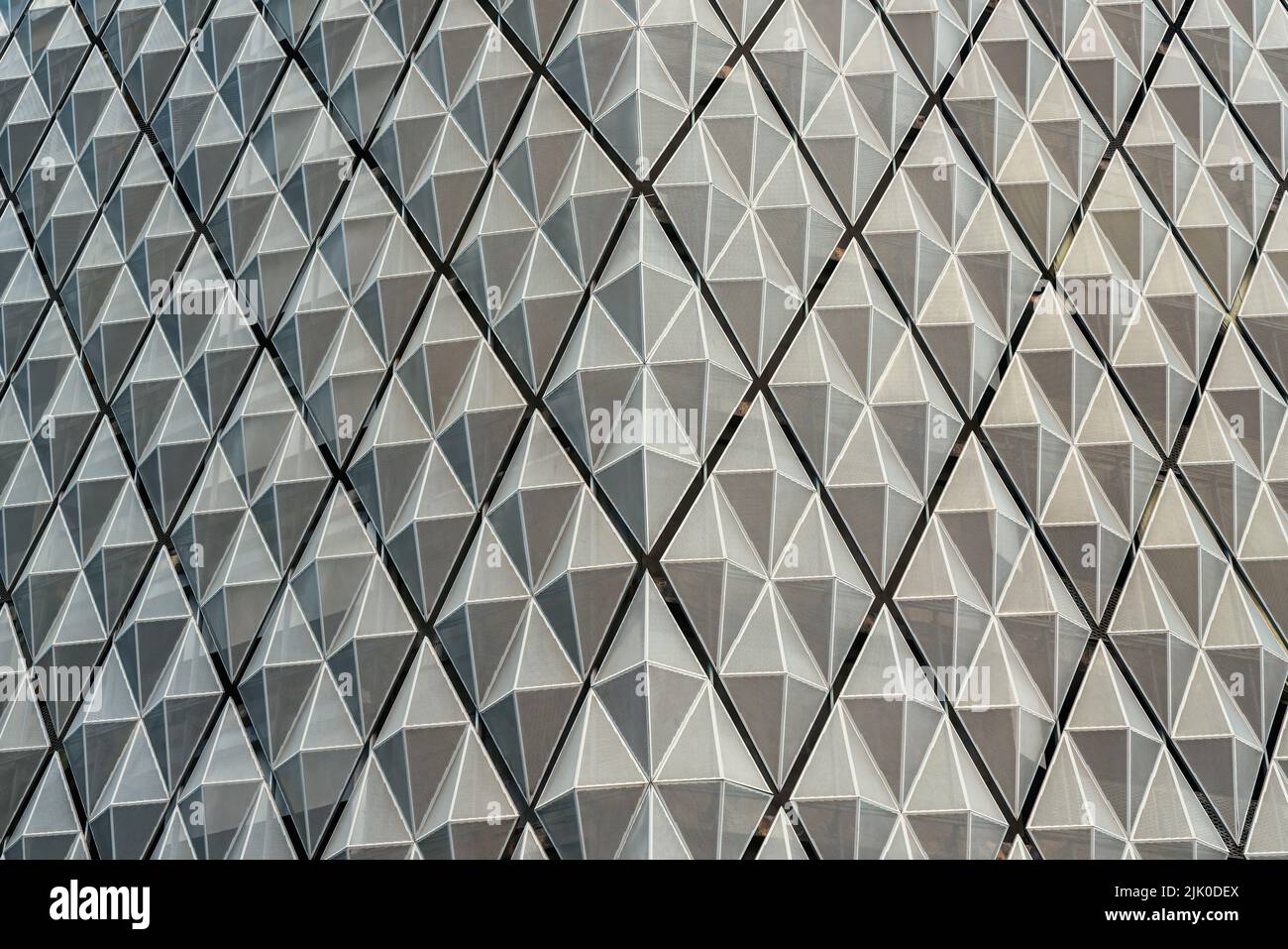 Fragment of a modern office building. Abstract geometric background ...