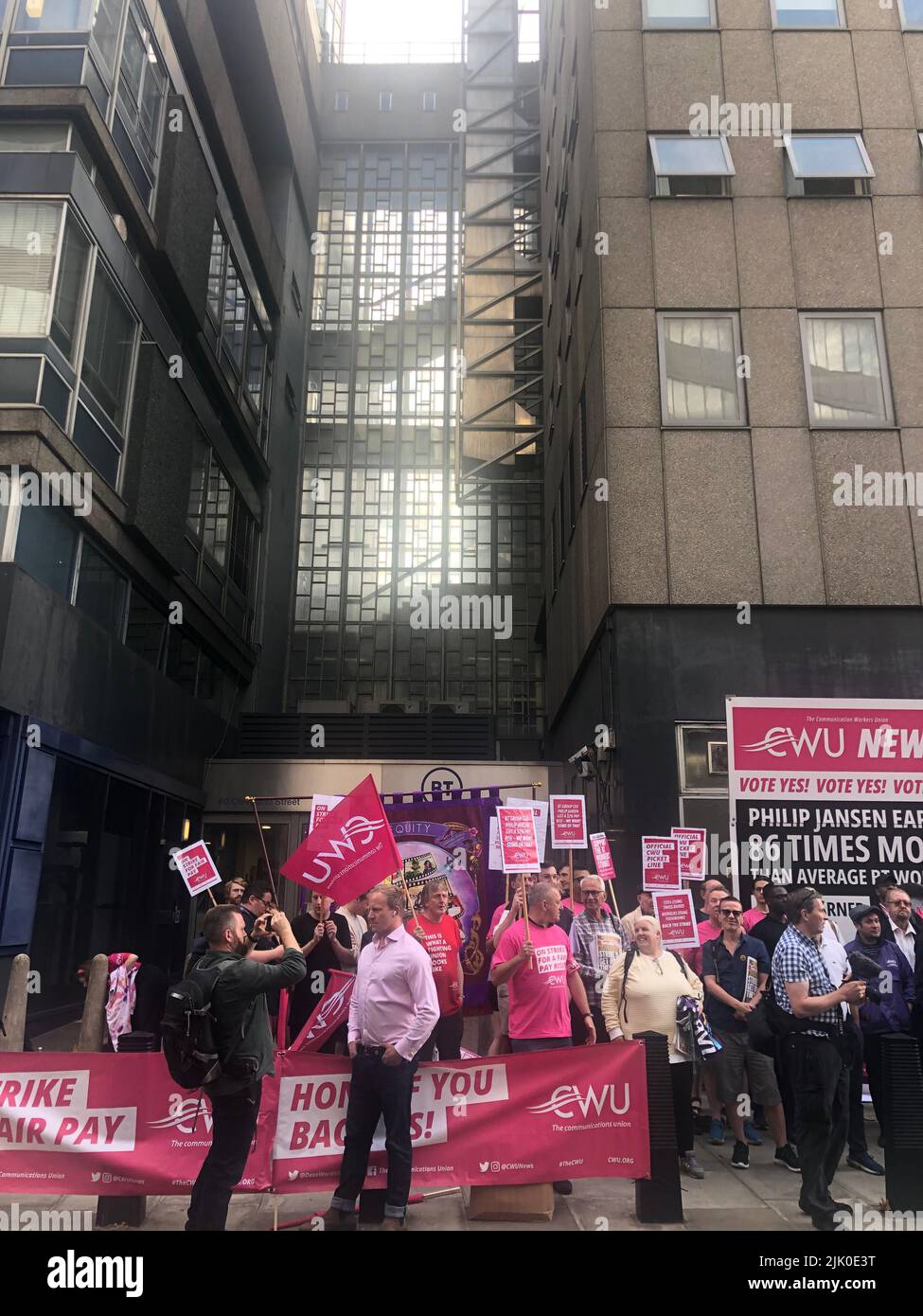 Labour MP Sam Tarry being photographed as he joins Communication ...