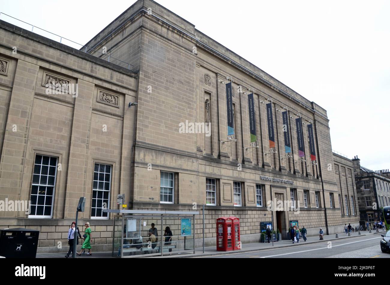national library of scotland edinburgh royal mile scotland in summer ...