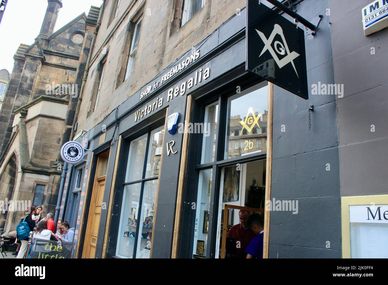 victoria regalia freemasons shop edinburgh royal mile princess street ...