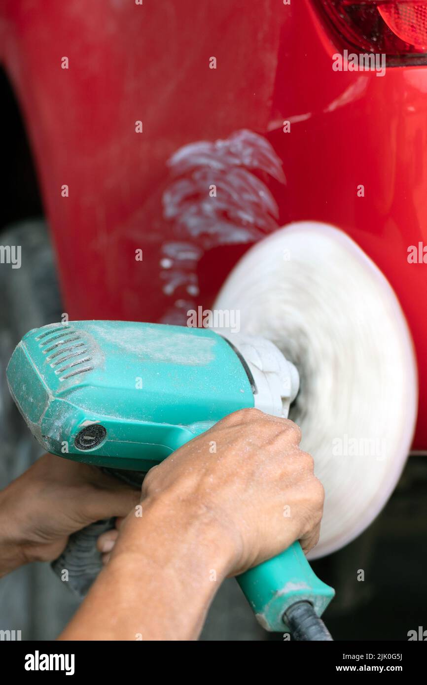 Cleaning removing red paint hi-res stock photography and images - Alamy