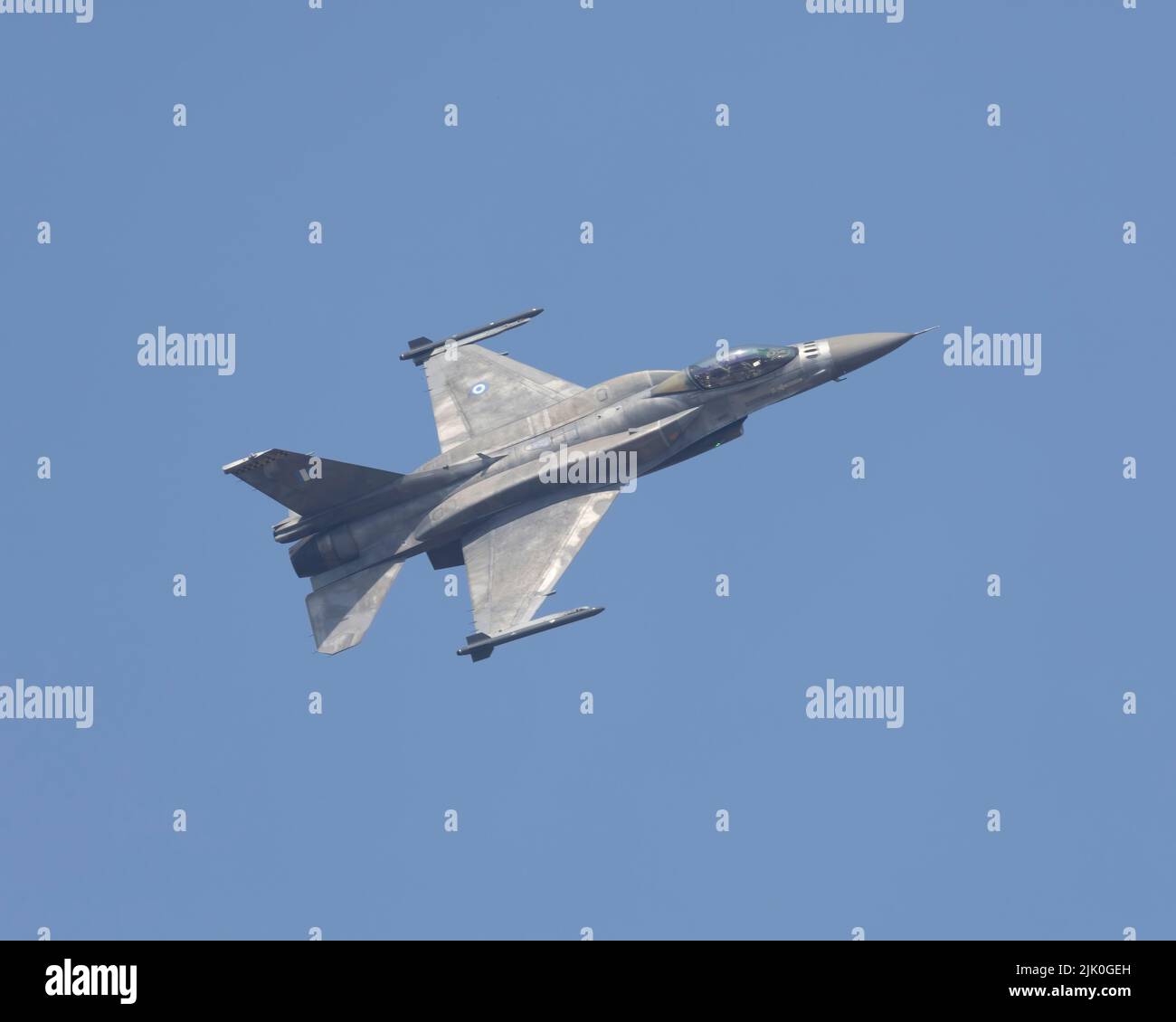 The Greek Air Force F-16 Reserve aircraft at the 2022 RIAT Stock Photo ...