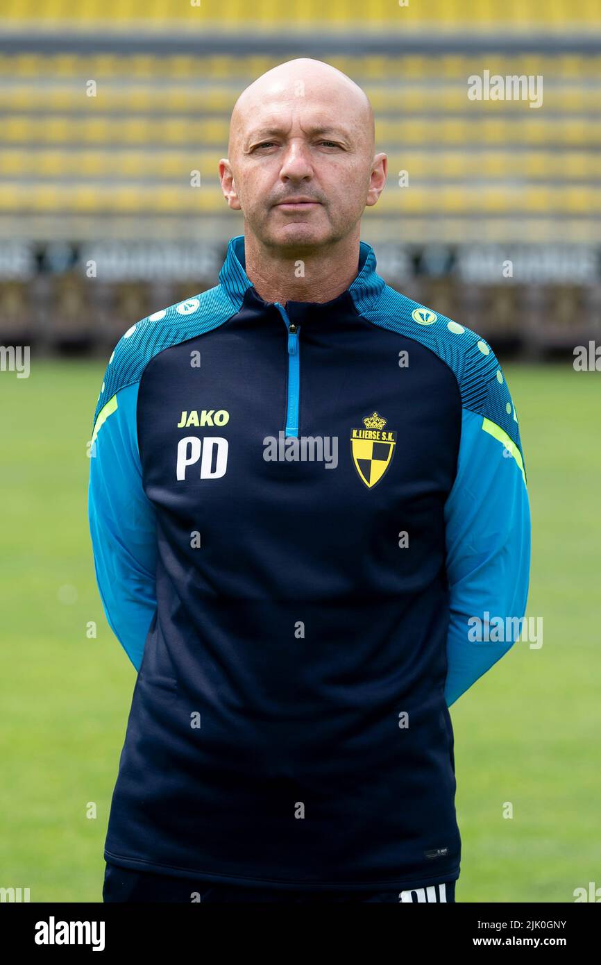 Lierse's Patrick Decsi poses for the photographer at the 2022-2023 ...