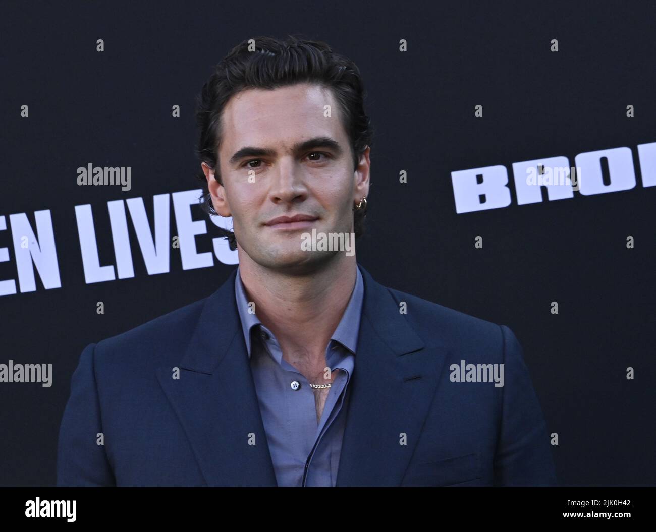 Los Angeles, United States. 29th July, 2022. Cast member Tom Bateman ...