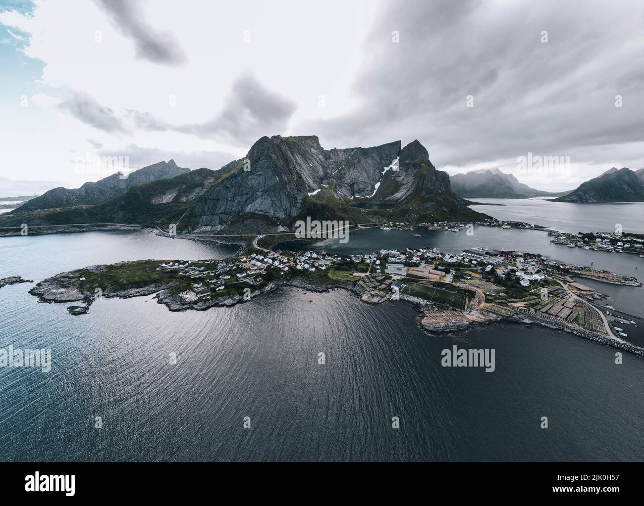 The town of Reine in the Lofoten Islands in Norway Stock Photo - Alamy