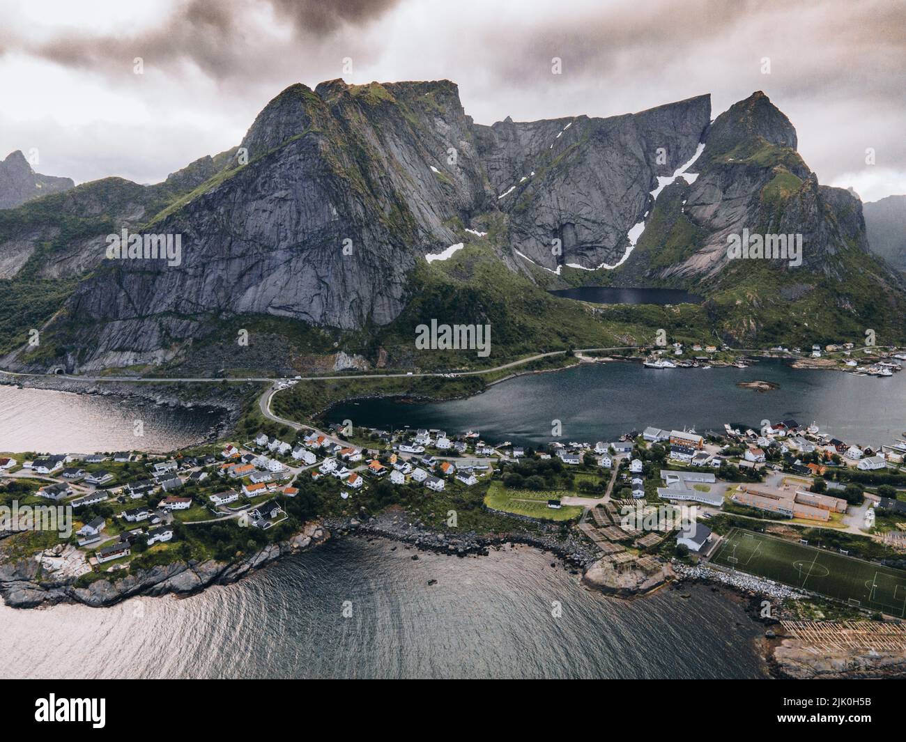 The town of Reine in the Lofoten Islands in Norway Stock Photo - Alamy