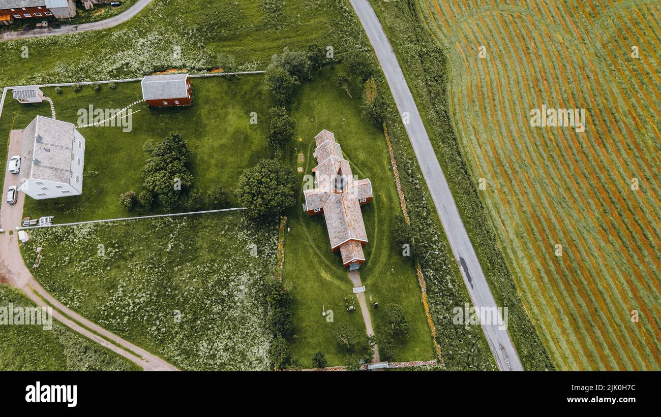 Flakstad Church in the Lofoten Islands in Norway Stock Photo - Alamy