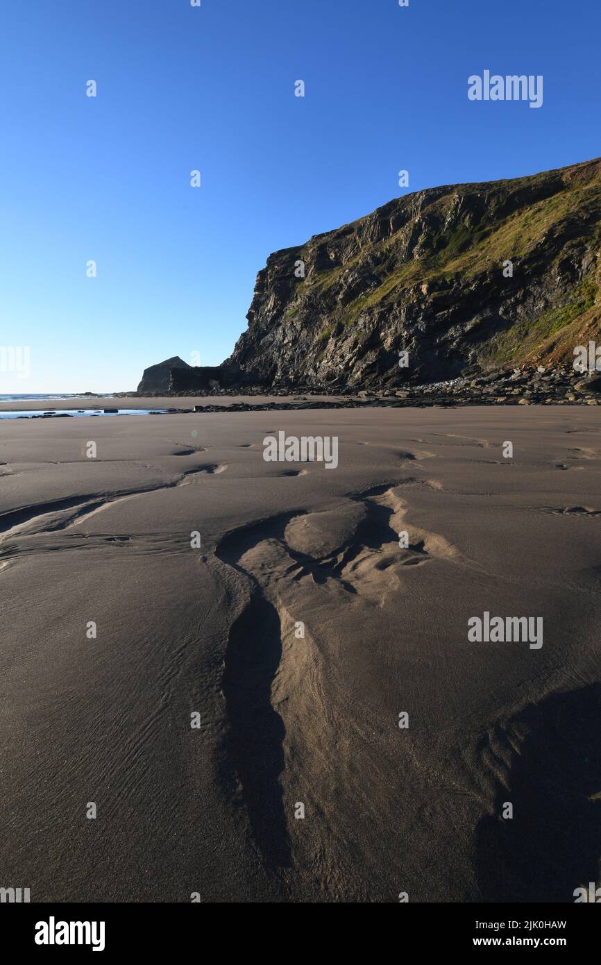 Strangles Beach North Cornish Coast Stock Photo - Alamy