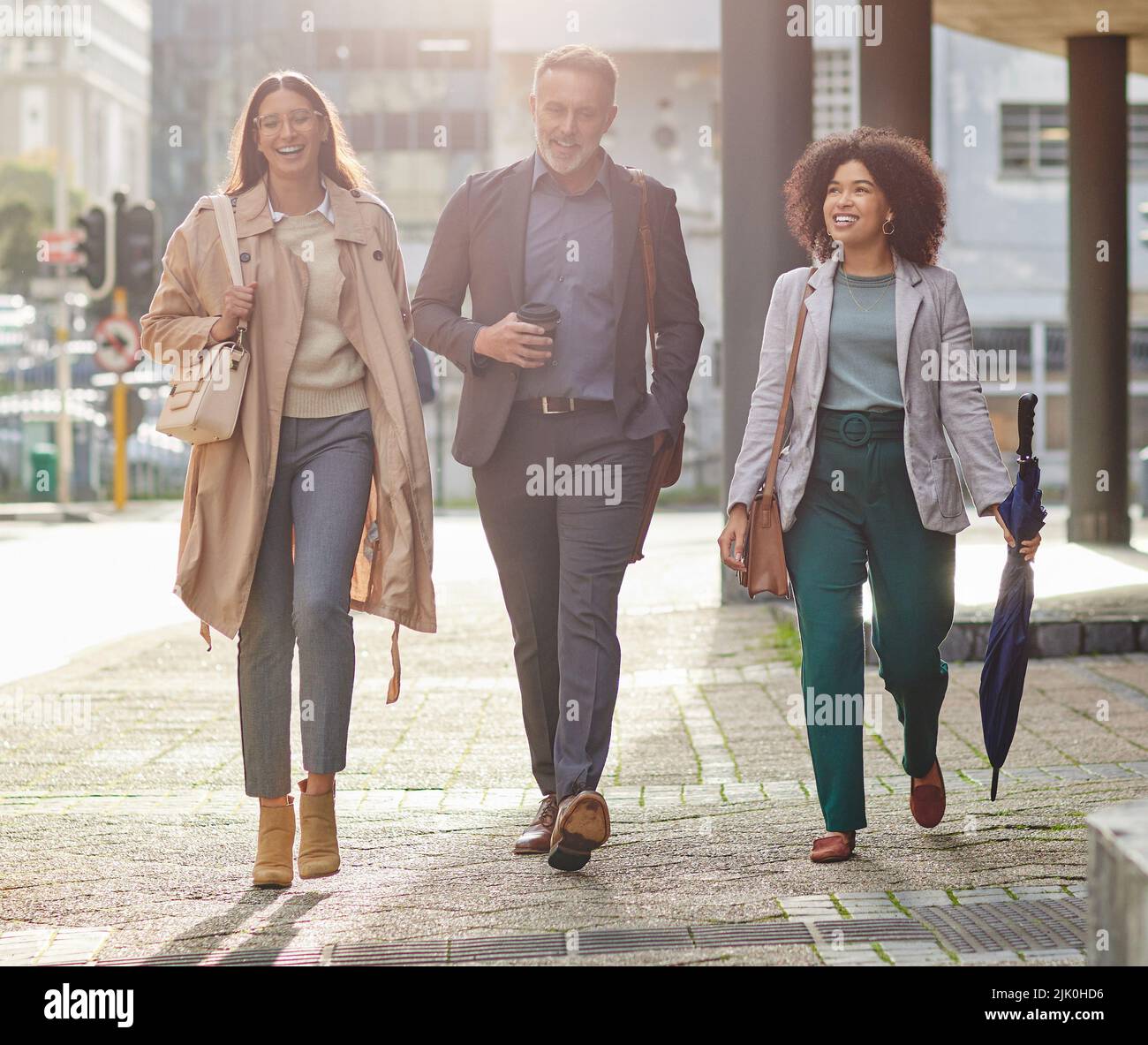 Ready to take the business world by storm. a group of colleagues ...