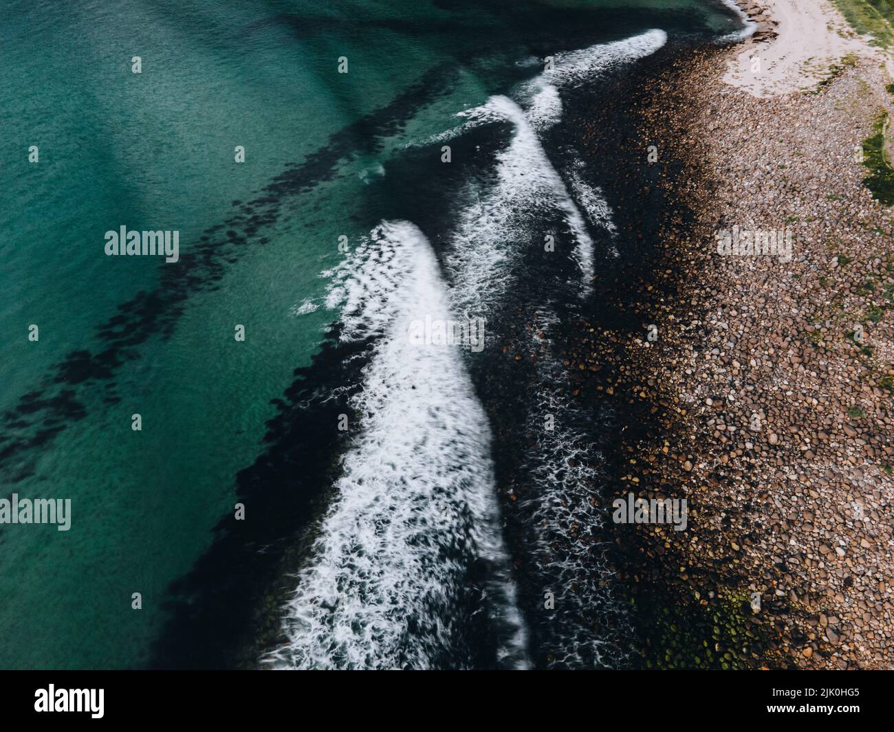 Unstad Beach in the Lofoten Islands in Norway Stock Photo - Alamy